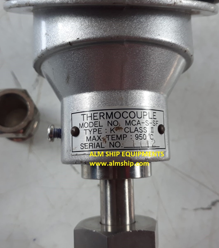 THERMOCOUPLE MCA-S-SF TYPE K 950'C | ALM SHIP EQUIPMENTS